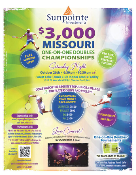 ONE-ON-ONE DOUBLES IS COMING TO ST. LOUIS ON OCT. 26th 2024 | One on ...
